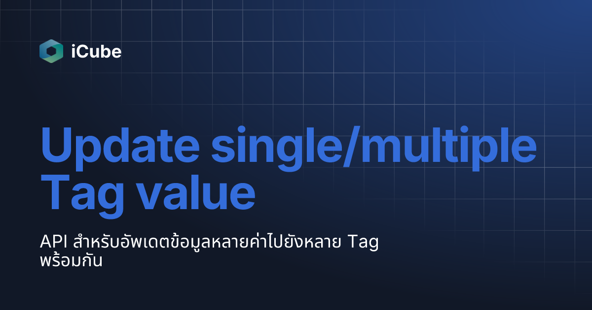 Update single/multiple Tag value | iCube
